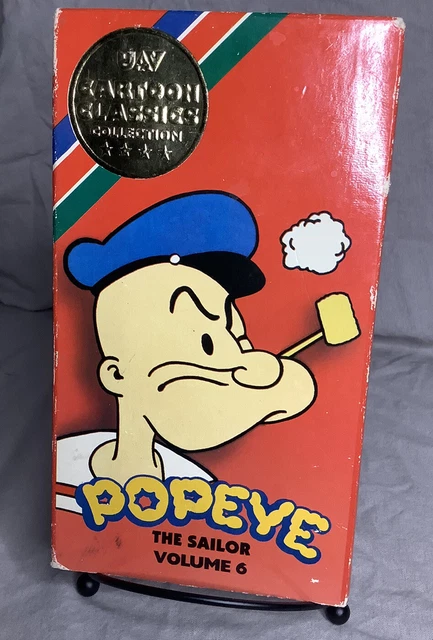 Vintage Popeye The Sailor Vhs Uav Cartoon Classics Collection Volume