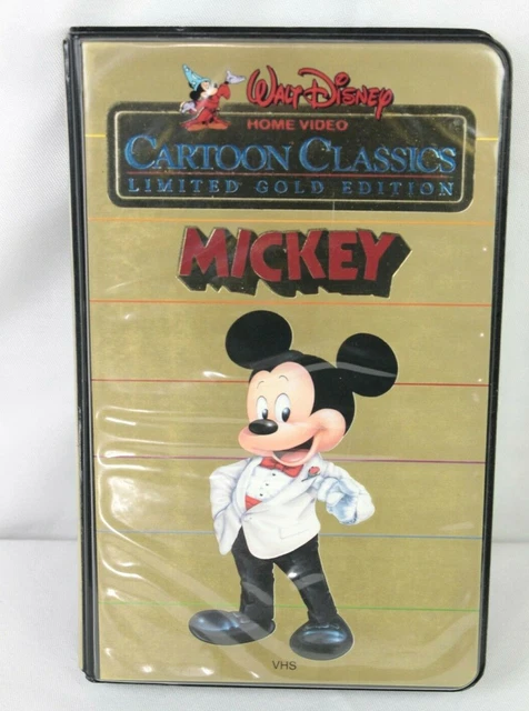 Walt Disney Home Video Cartoon Classics Limited Gold Edition Mickey