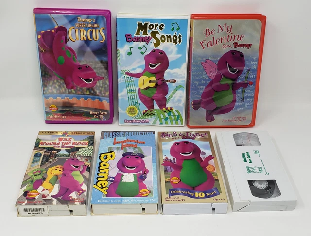 Barney The Purple Dinosaur Vhs Tapes Lot Of Barneys Great Adventure 89512 The Best Porn Website