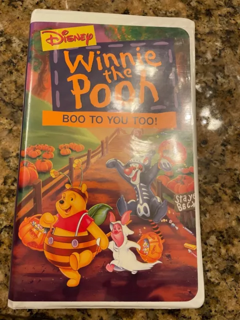 Winnie The Pooh Boo To You Too Walt Disney Home Video Vhs Clamshell
