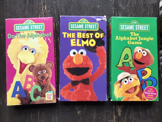 Sesame Street Vhs Lot Do The Alphabet The Best Of Elmo Alphabet 5544 Hot Sex Picture