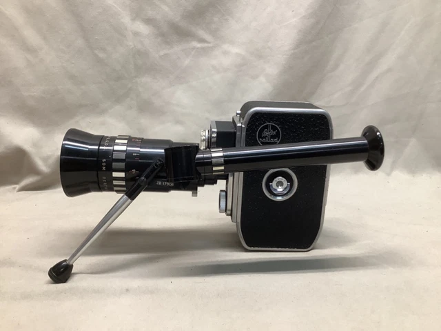 VINTAGE BOLEX PAILLARD B8L 8mm Movie Camera w/Som Berthiot Pan-Cinor ...