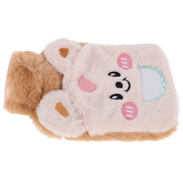 PLUSH HOT WATER Bag Hand Warmer for Pain Relief Period Cramps Warm ...