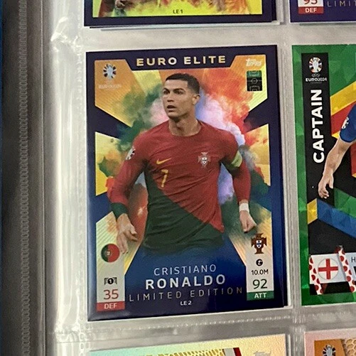 MATCH ATTAX UEFA Euro 2024 Cristiano Ronaldo Elite Limited Edition ...