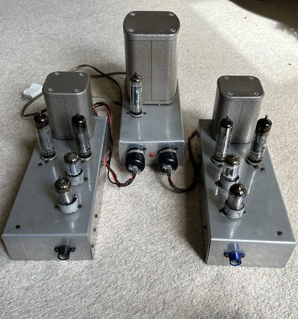 RARE EL84 MONO POWER AMPLIFIERS WITH SHARED POWER SUPPLY GARDNERS ...