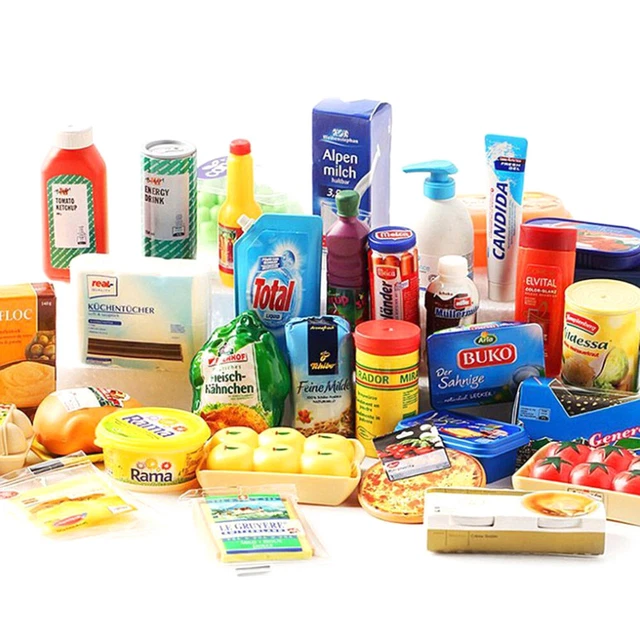 1:6 DOLL HOUSE Mini Model German Supermarket Snacks Home Furnishings ...