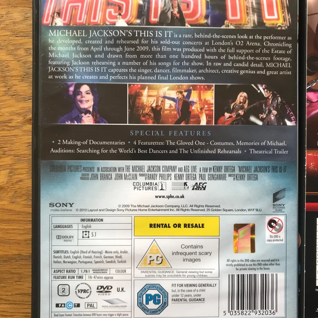 MEATLOAF, QUEEN, STONES, Scorsese, Michael Jackson, Elvis DVD Bundle £9 ...