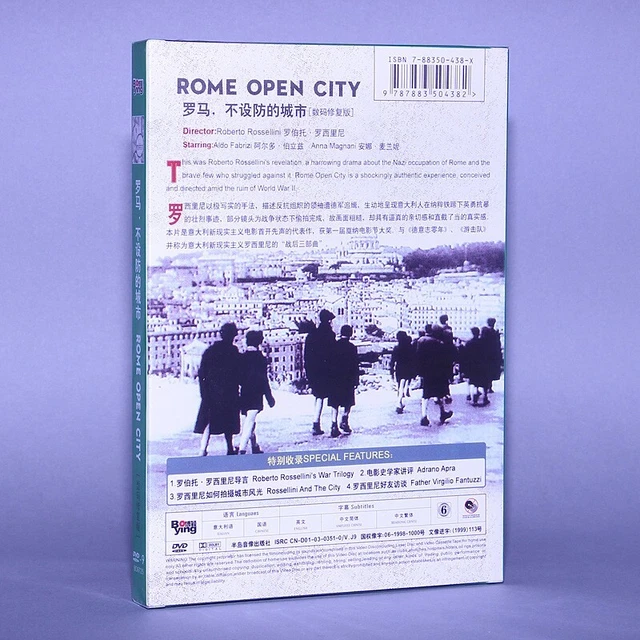 1945 ITALIAN MOVIE Rome, Open City DVD9 Collectors Edition English ...