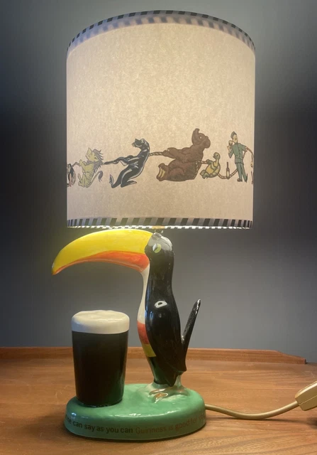 GUINNESS TOUCAN LAMP Fully Working £151.50 - PicClick UK