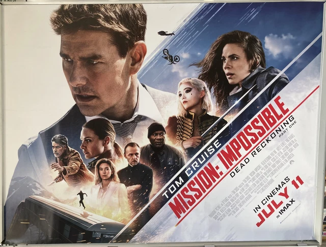 AFFICHE CINÉMA : MISSION IMPOSSIBLE DEAD RECKONING PARTIE 1 2023 (Quad principal) EUR 22,89 ...