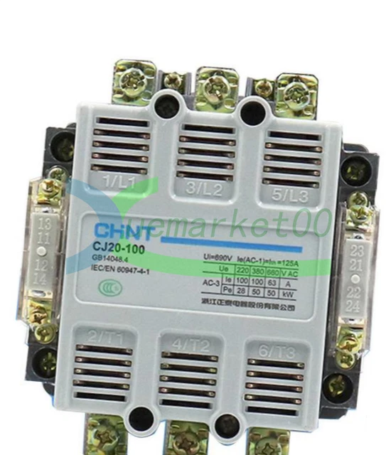 UN NOUVEAU CONTACTEUR Chnt CJ20-100A 380V EUR 80,46 - PicClick FR