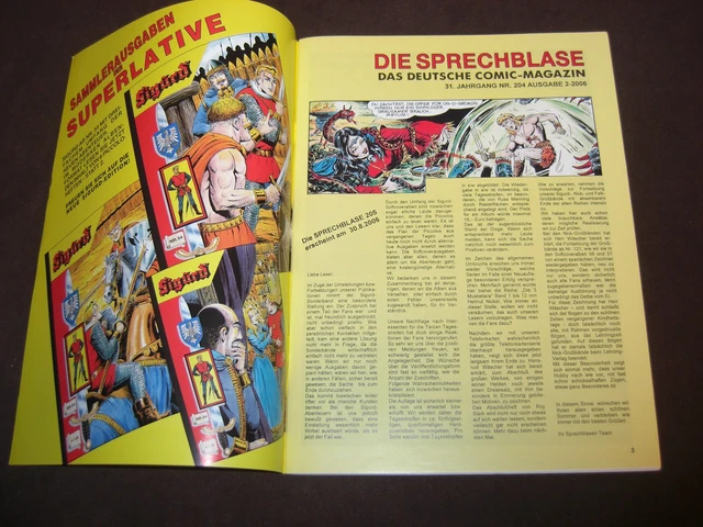 SPRECHBLASE 204/2006: MINIMENSCHEN, Bastei Verlag, Fenrir, Turi & Tolk ...