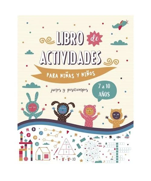 LIBRO DE ACTIVIDADES para niños y niñas de 7 a 10 años - Juegos y Pasatiempos EUR 7,89 - PicClick DE