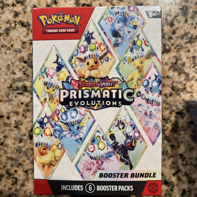 POKEMON TCG SCARLET & Violet Prismatic Evolutions Booster Bundle. New ... POKEMON TCG SCARLET & Violet Prismatic Evolutions Booster Bundle. New ...