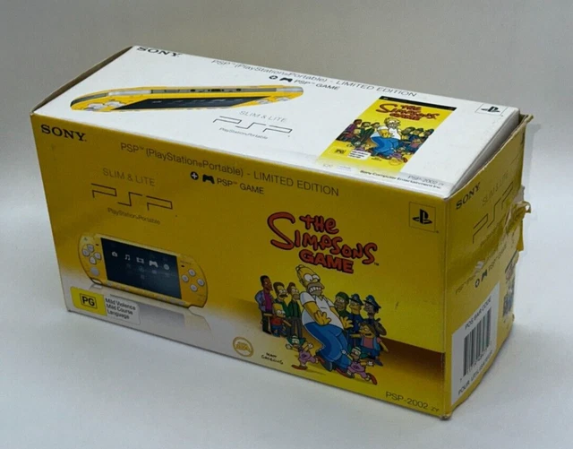 THE SIMPSONS GAME Sony Playstation Portable PSP Console - BOX ONLY ...