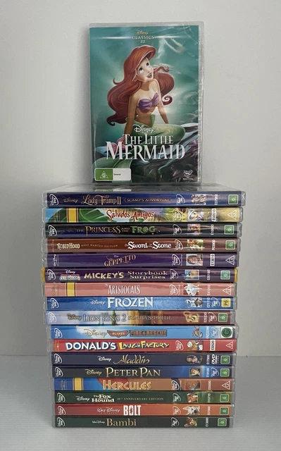 18 X DISNEY DVD Bundle Brand New Sealed Planes Bolt Frozen Bambi ...