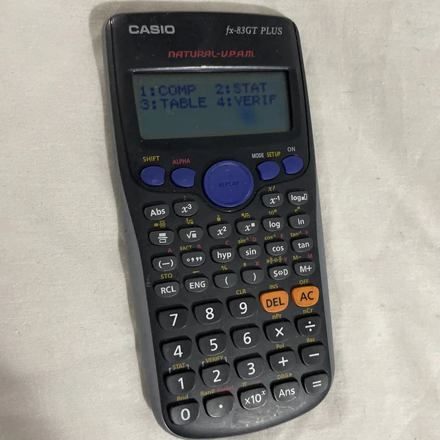 CASIO FX-83GT PLUS SCIENTIFIC CALCULATOR BLACK CLASSWIZZ GCSE 276 ...