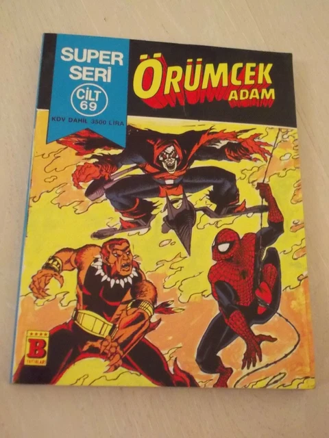 SPIDERMAN C69 TURKISH 80s RARE TURKEY COMIC SPIDER-MAN EUR 38,85 ...