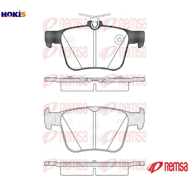 BRAKE PAD SET Disc Brake 1516.10 For Skoda Vw Golf/Vii/Touran/Alltrack ...