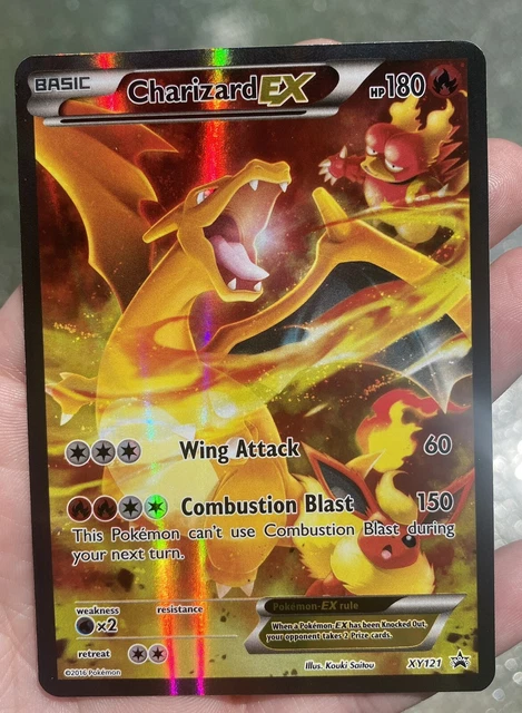 POKÉMON JCG CHARIZARD EX #XY121 Holo Ultra Rare XY Étoile Noire Promos ...