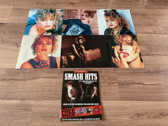 SMASH HITS - 15th January 1986 with double side poster - Madonna & A-Ha ...