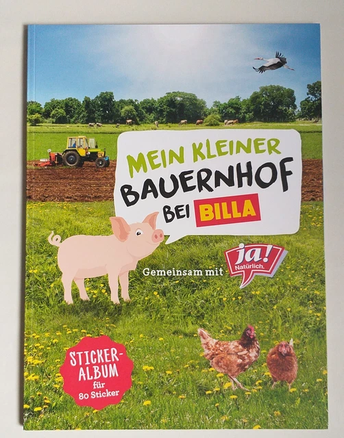 BILLA MEIN KLEINER Bauernhof bei Billa Stickeralbum Leeralbum EUR 19,95 ...