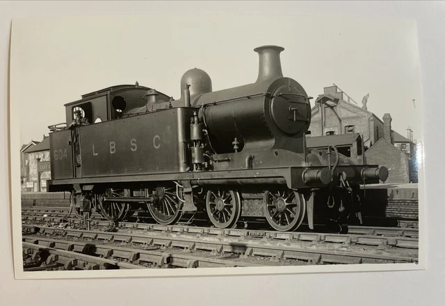 RAILWAY LOCOMOTIVE PHOTOGRAPH - II & IIX CLASS - LB & SCR No. 604 ...