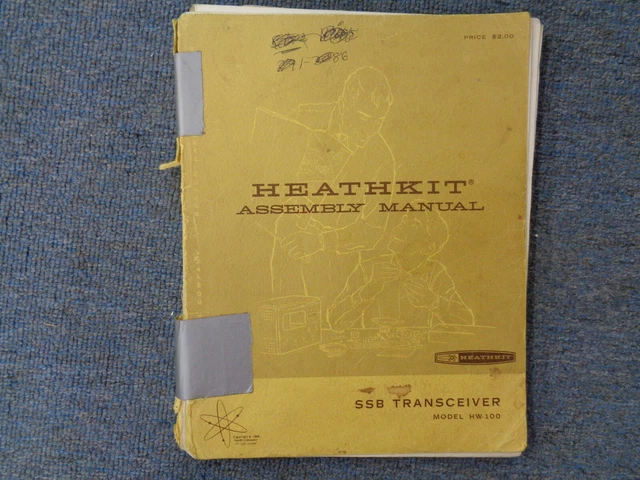 HEATHKIT HW 100 assembly manual AND GIANT SCHEMATIC £30.40 - PicClick UK