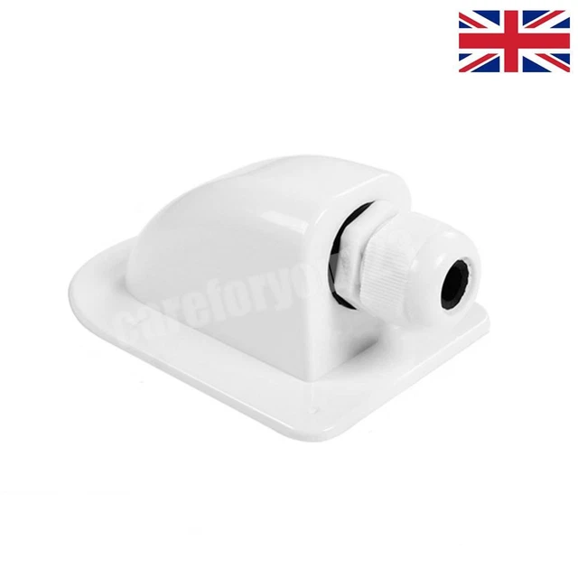 CARAVAN MOTORHOME SOLAR Cable Junction Box Single Wire Entry Gland Box ...