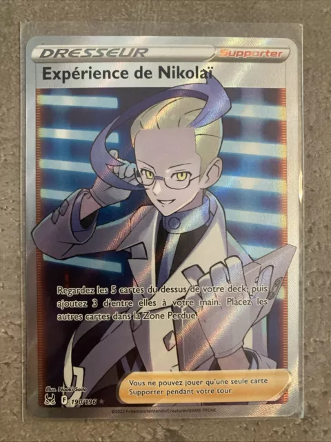 CARTE POKÉMON EXPÉRIENCE de Nikolaï 190/196 Full Art - EB11 Origine Perdue FR EUR 8,00 - PicClick FR