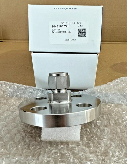 SWAGELOK SS-810-F8-300 STAINLESS Steel 1/2" ANSI Flange NPS 300lb / 1/2" Tube EUR 142,16 ...