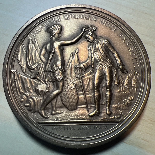 GENERAL DANIEL MORGAN Revolutionary War Bronze Medal $0.99 - PicClick