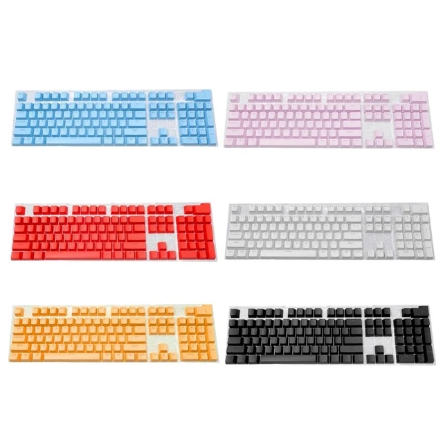 104PCS BACKLIGHT KEYCAPS for Mechanical Keyboard Doubleshot ABS Color ...
