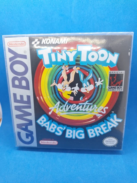 TINY TOON ADVENTURES Babs Big Break Nintendo Game Boy *CIB, GREAT ...