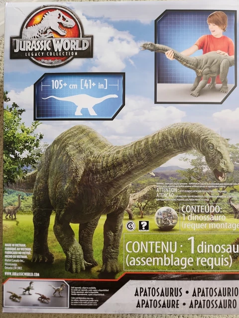 JURASSIC WORLD PARK Legacy Collection Large Apatosaurus Figure NEW! EUR ...