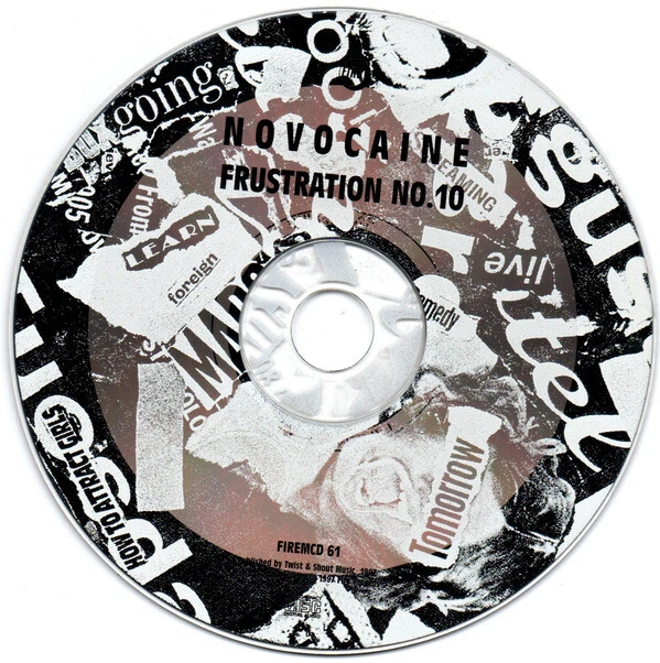 CD PUNK NOVOCAINE (2) Frustration No. 10 CD, Album 1997 New Wave, Punk ...
