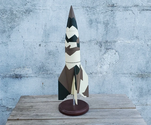 WWII GERMAN WEHRMACHT V-2 Space Rocket Ballistic Missile Bomb V2 Wood ...