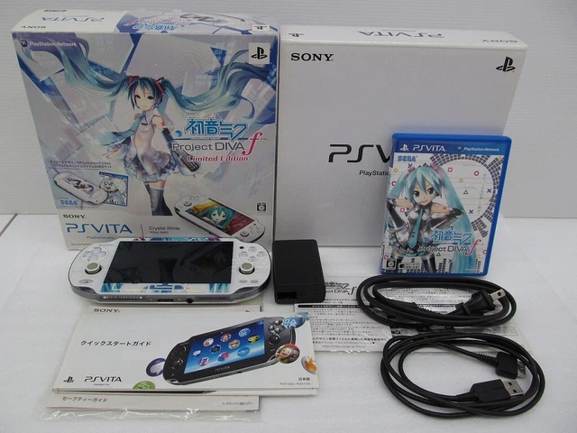SONY PS PLAYSTATION Vita Hatsune Miku Limited Edition PCHJ 10002 with ...
