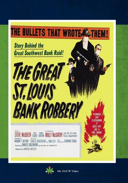 THE GREAT ST Louis Bank Robbery (DVD) Crahan Denton David Clarke Molly ...