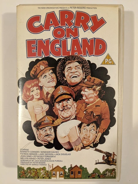 CARRY ON ENGLAND (VHS, 1996) Mower Butterworth Connor Davies Douglas ...
