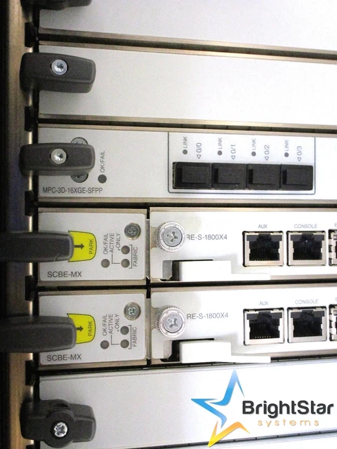 JUNIPER MX960 ROUTER RE-S-1800X4, SCBE-MX, PWR-MX960-4100-AC MPC-3D ...