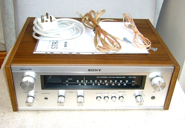 SONY STR-7015 STEREO Receiver with MM Phono Stage -Made in Japan- Free ...