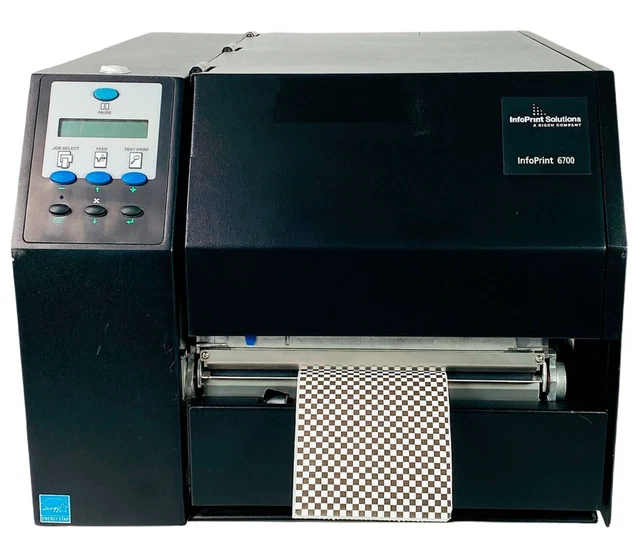IBM INFOPRINT 6700 5504-R80 Wide 8" Thermal Transfer Label Printer ...