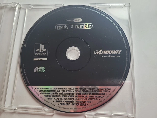 READY 2 RUMBLE - Promo Disc - Playstation 1 - PS1 - Rare - Collectors ...