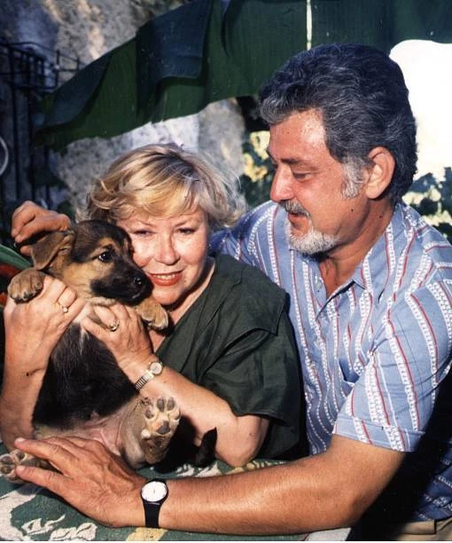 EVA-MARIA BAUER, PETER Michael Zimmermann, , Dog, Man, Actre - 1985 Old ...