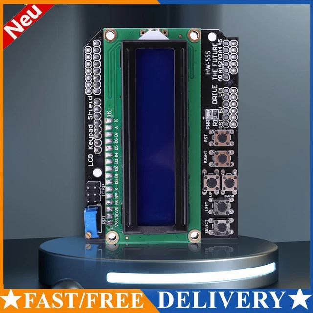 LCD1602 LCD SCREEN Module 5V Input/Output Expansion Module Electronic ...