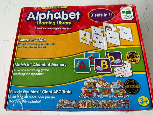 LEARNING JOURNEY ALPHABET Learning Library ABC's, Alphabet Memory ...