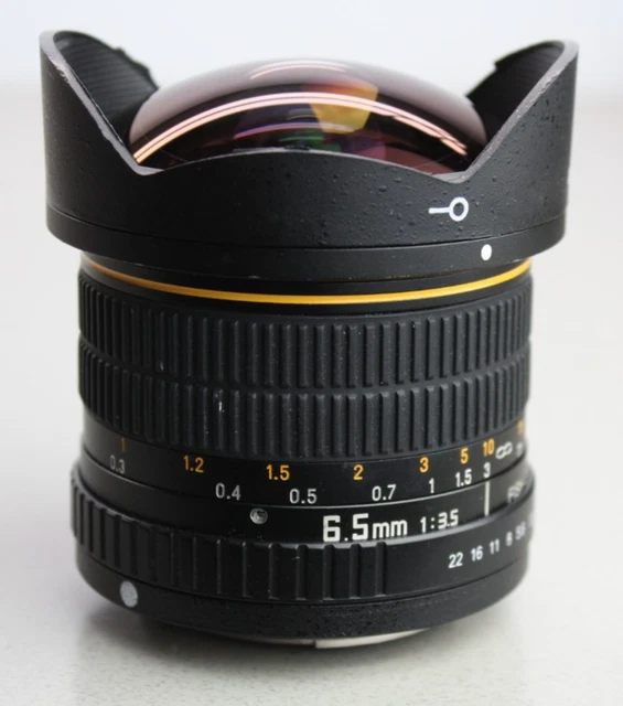 OPTEKA 6.5MM F3.5 Fish-Eye Cs Fisheye Lens for Sony A-Mount Cameras ...
