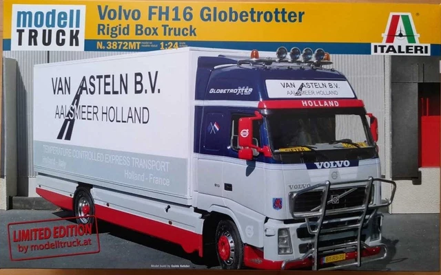 ITALERI VOLVO FH16 Globetrotter Rigid Box Truck 1:24 No.: 3872 Nouveau ...