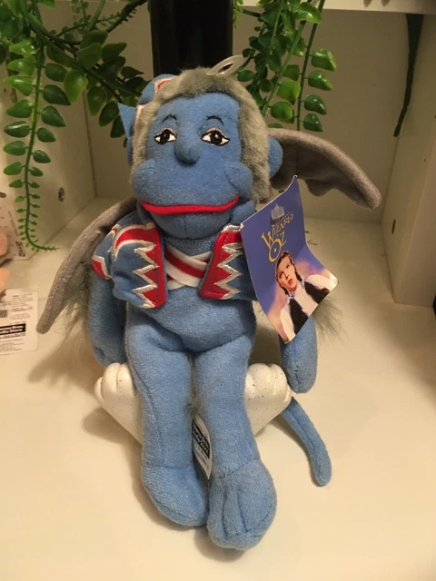 THE WIZARD OF OZ Flying Monkey BEANIE PLUSH SOFT TOY TAG WARNER BROS ...